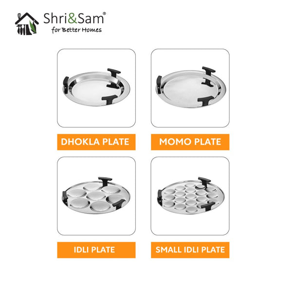 Triply Idly & Multi-Purpose Steamer – 5 Plates (Idly, Mini Idly, Dhokla ...