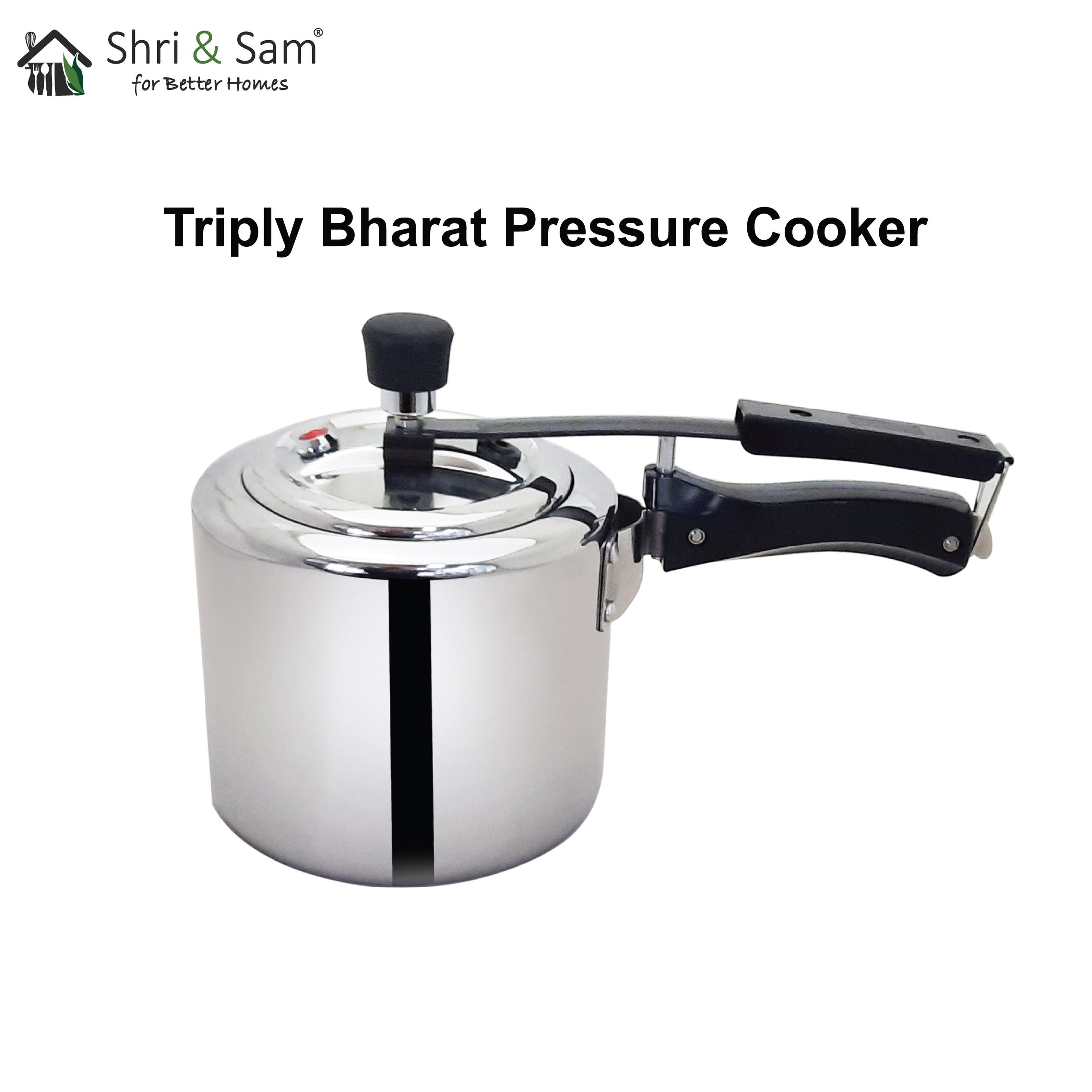 Stainless Steel Triply Bharat Pressure Cooker